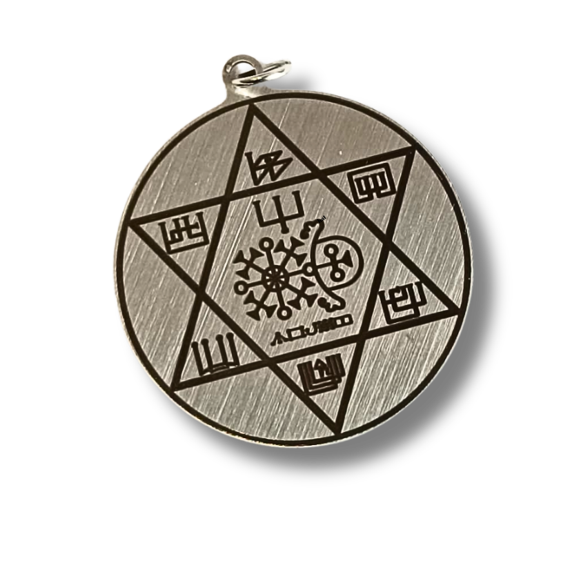 Hexagram Amulet of Demon Volac for Protection – Abraxas Amulets ® Magic ...